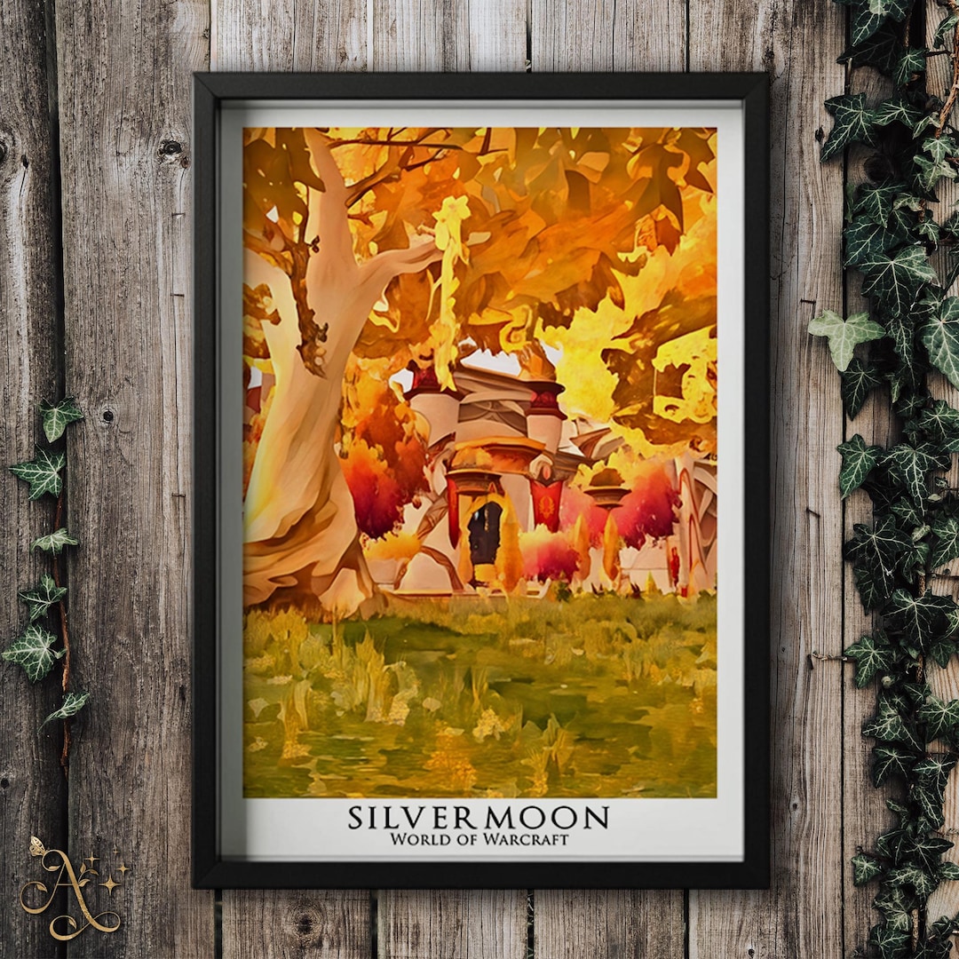 World of Warcraft Silvermoon Wall Art | Printed Poster | Wow Present ...