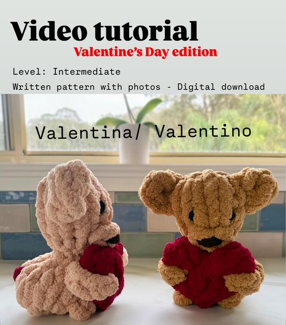 Hand Knit Teddy Bear Video Tutorial - Etsy