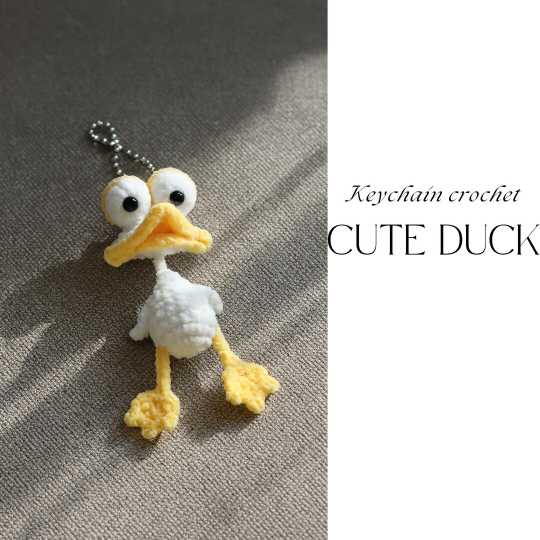 Crochet Duck Keychain Patterns, Duck Crochet Amigurumi, Duck Crochet ...