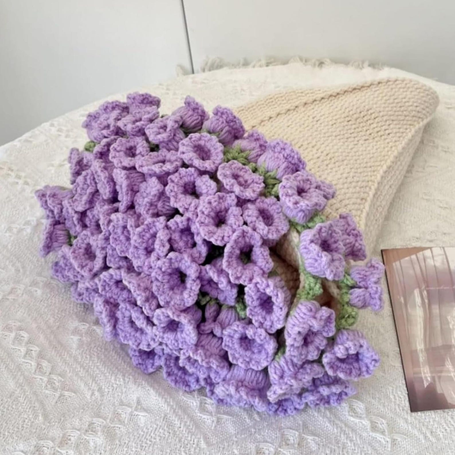 Purple Flower Crochet Blanket Pattern: Violet Rose Amigurumi (PDF ...