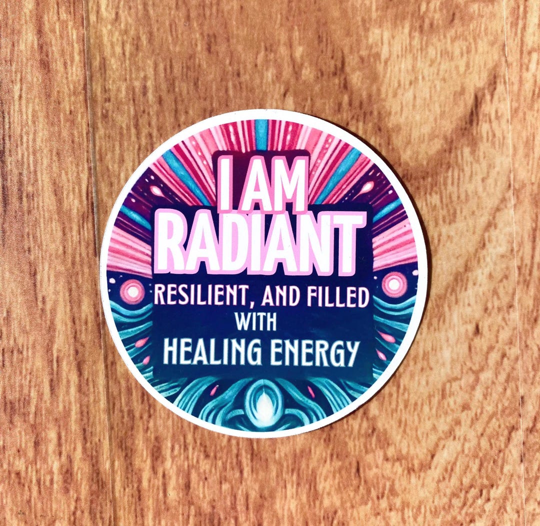 Healing Positive Affirmation Sticker for Cancer Patients Chemo Recovery ...