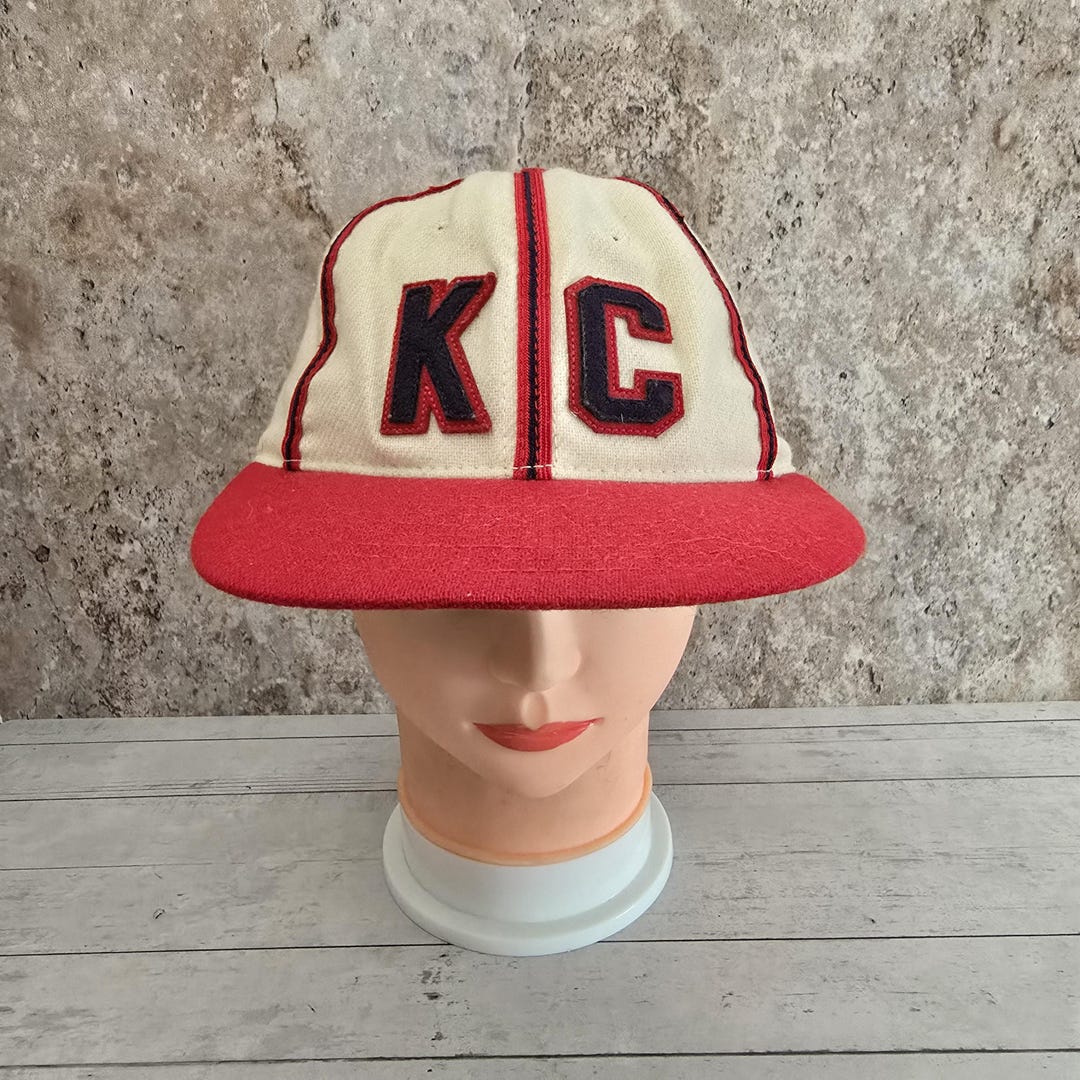 Vintage Ebbets Field Flannels Kansas City Monarchs Fitted Hat Size 7 1/ ...