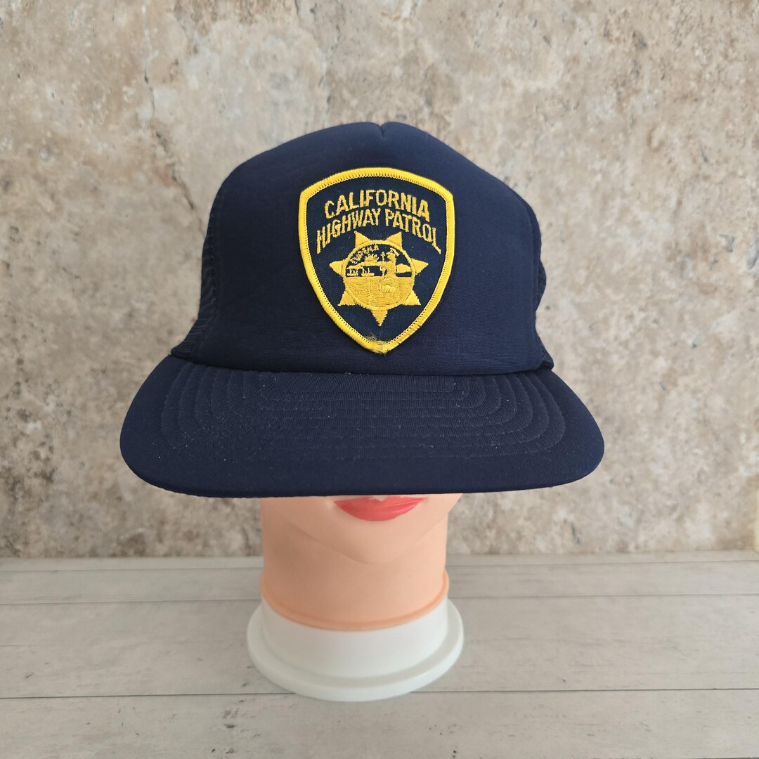 Vintage CHP California Highway Patrol Navy Blue Trucker Snapback Hat - Etsy