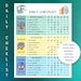 Boys Daily Checklist, Todo List, Editable Planner, Printable PDF, Kids ...