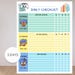 Boys Daily Checklist, Todo List, Editable Planner, Printable PDF, Kids ...