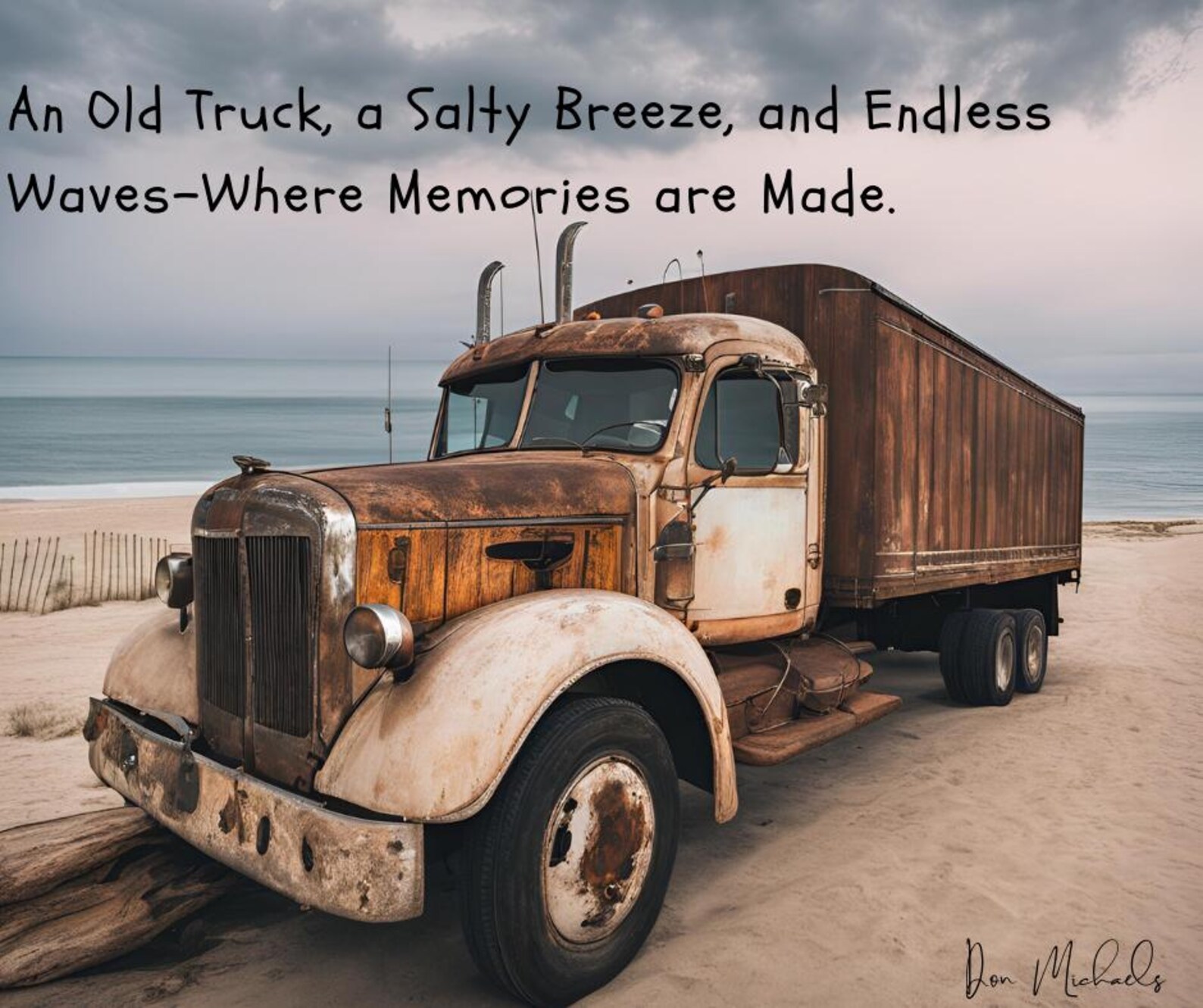 Trucker Art, Semi Truck Print, Diesel Power, Trucking Life, Road ...