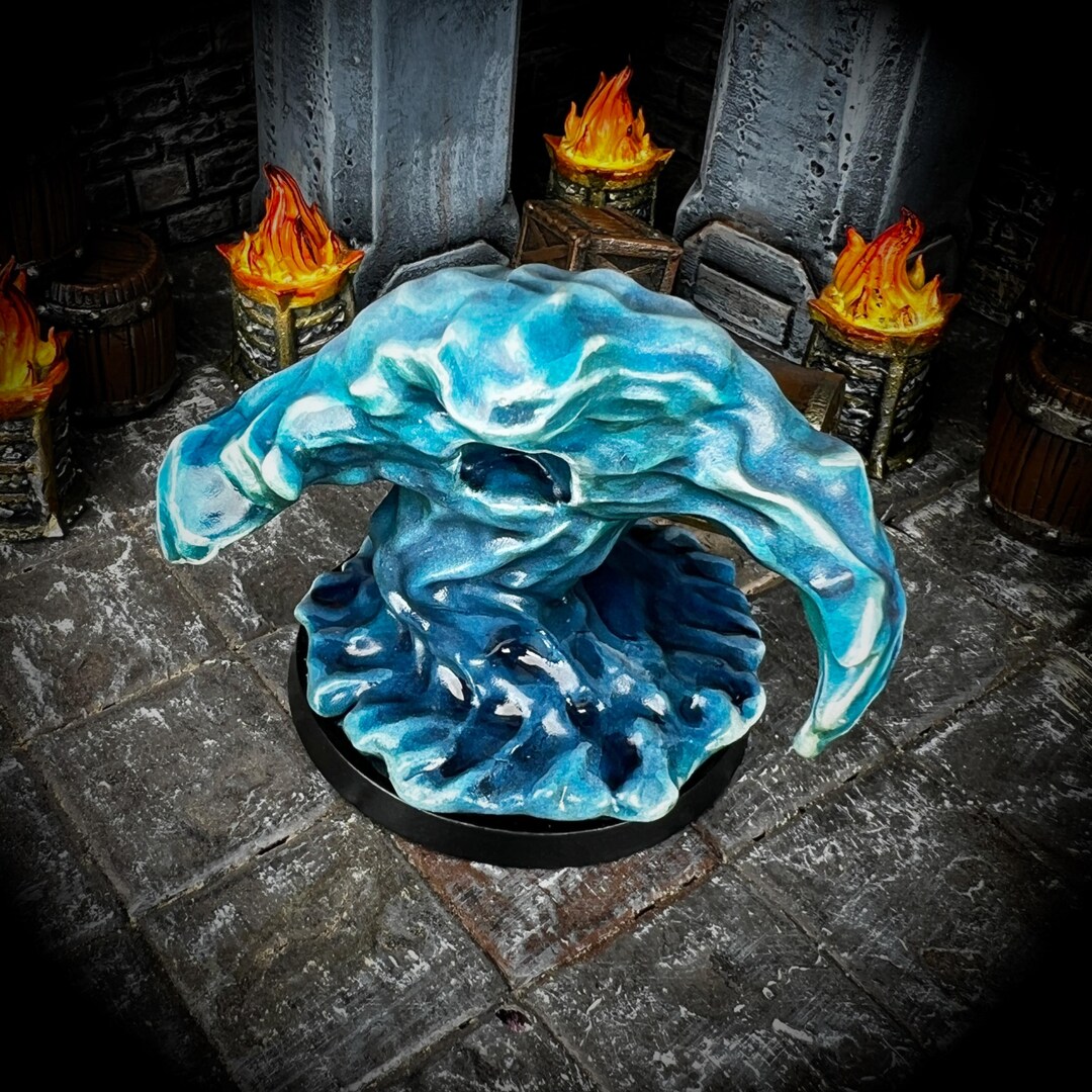 Water Elemental D&D Miniatures Dnd Minis, Dungeons and Dragons ...