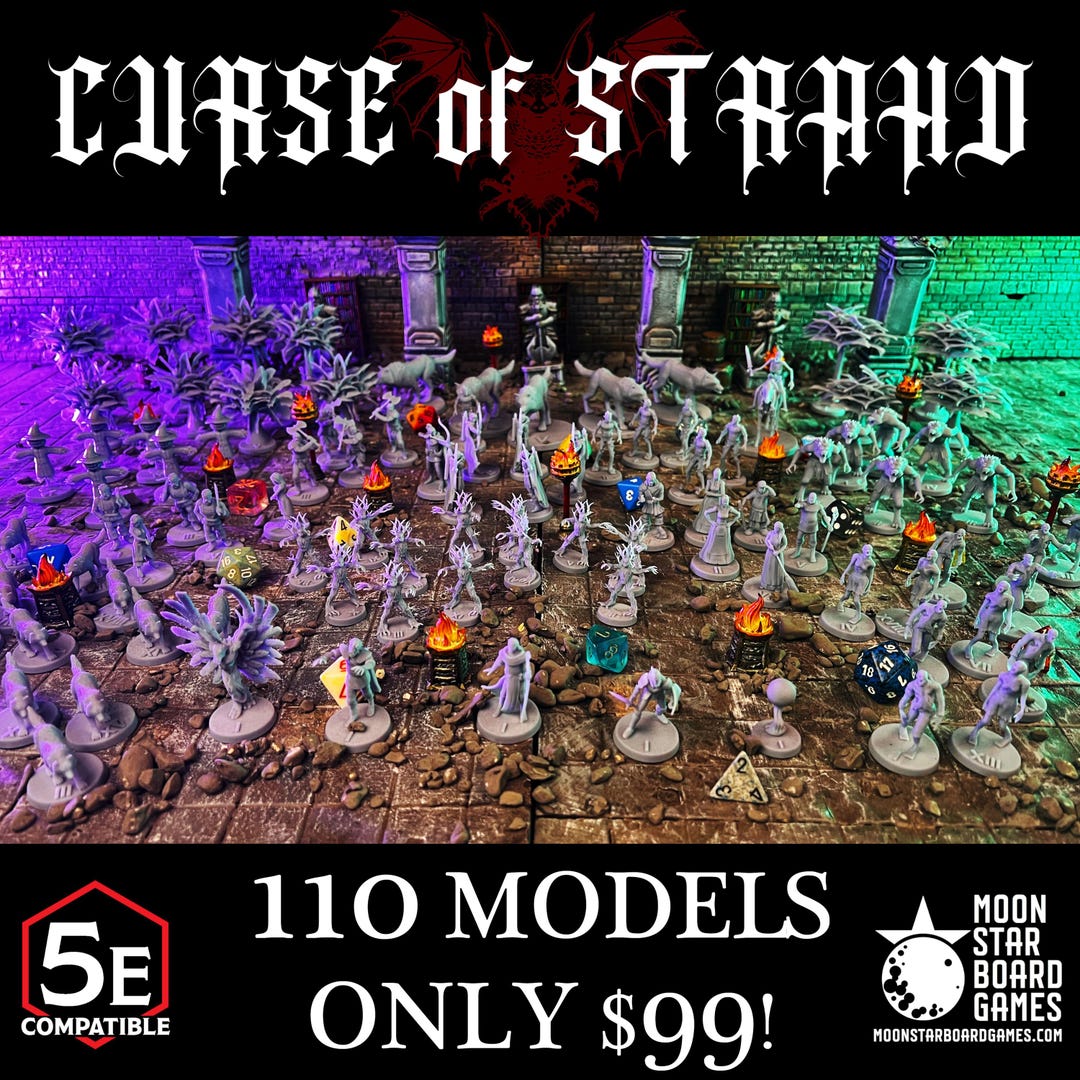 Curse of Stradh 110pc - COMPLETE Random Encounters - D&D Miniatures ...