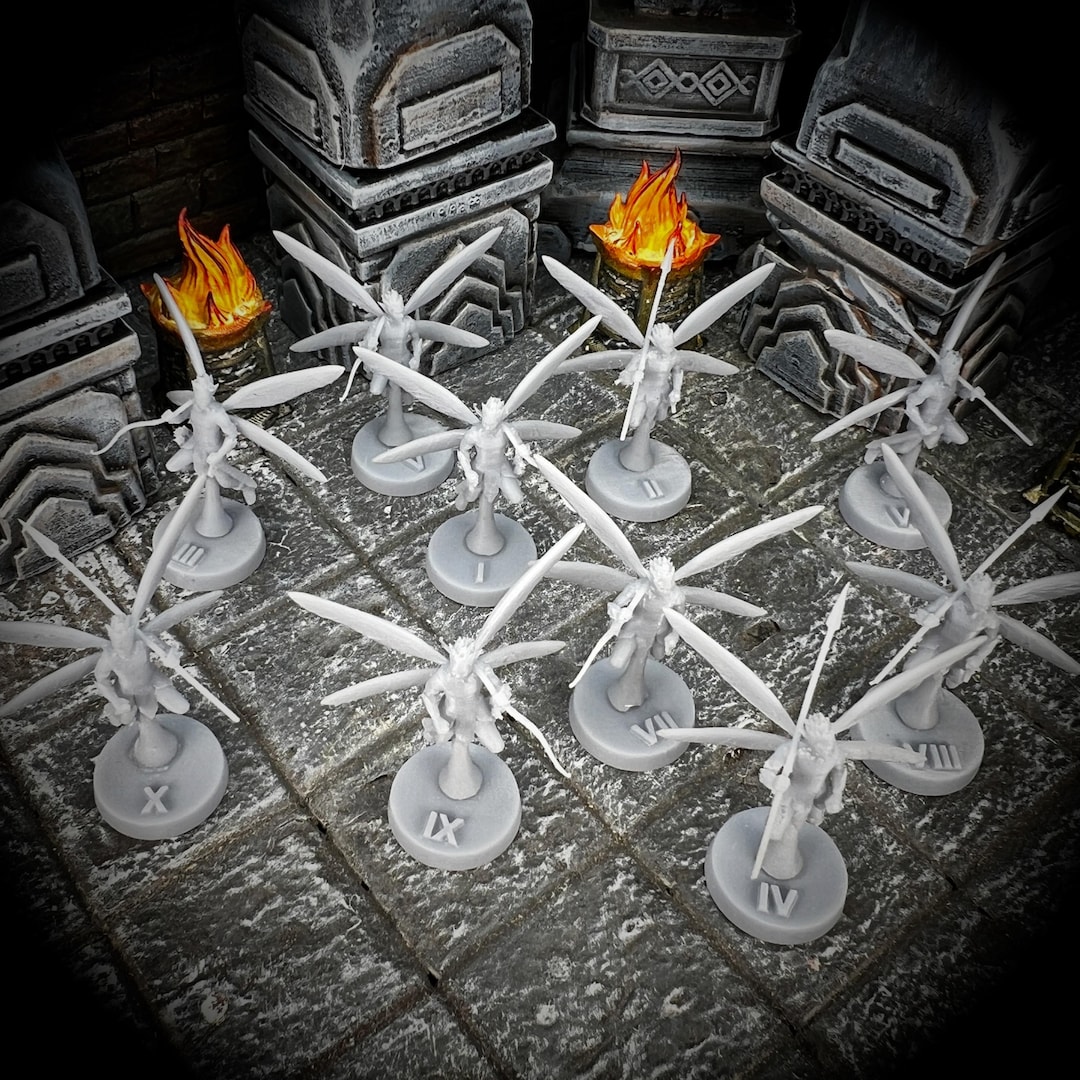 Pixie Sprite 10pcs D&D Miniatures Dnd Minis, Dungeons and Dragons ...