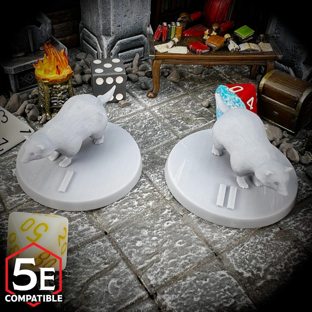 Giant Badger - 28mm | 32mm - D&D Miniatures, Dnd Minis, Dungeons and ...