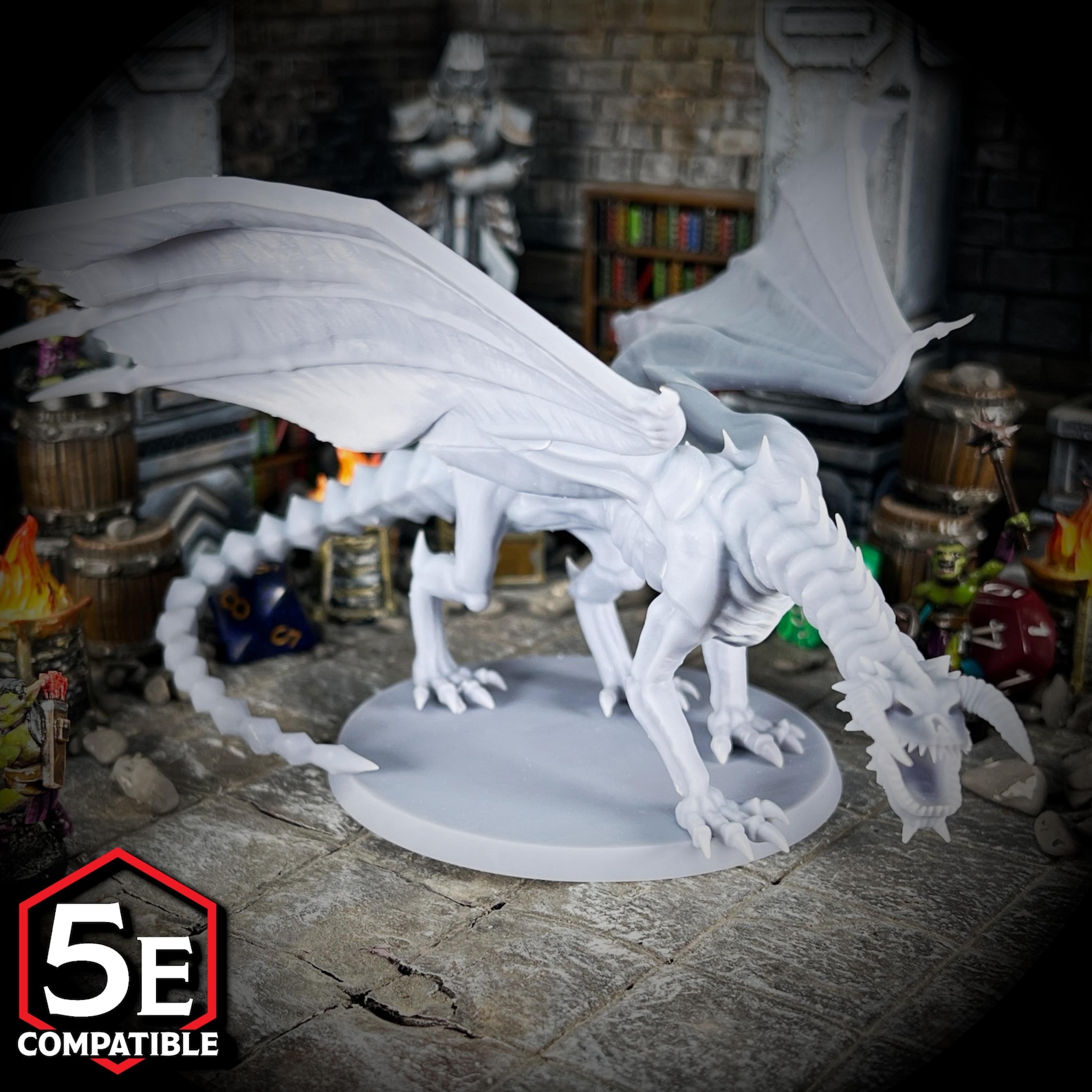 Dracolich - 28mm | 32mm - D&D Miniatures, Dnd Minis, Dungeons and ...