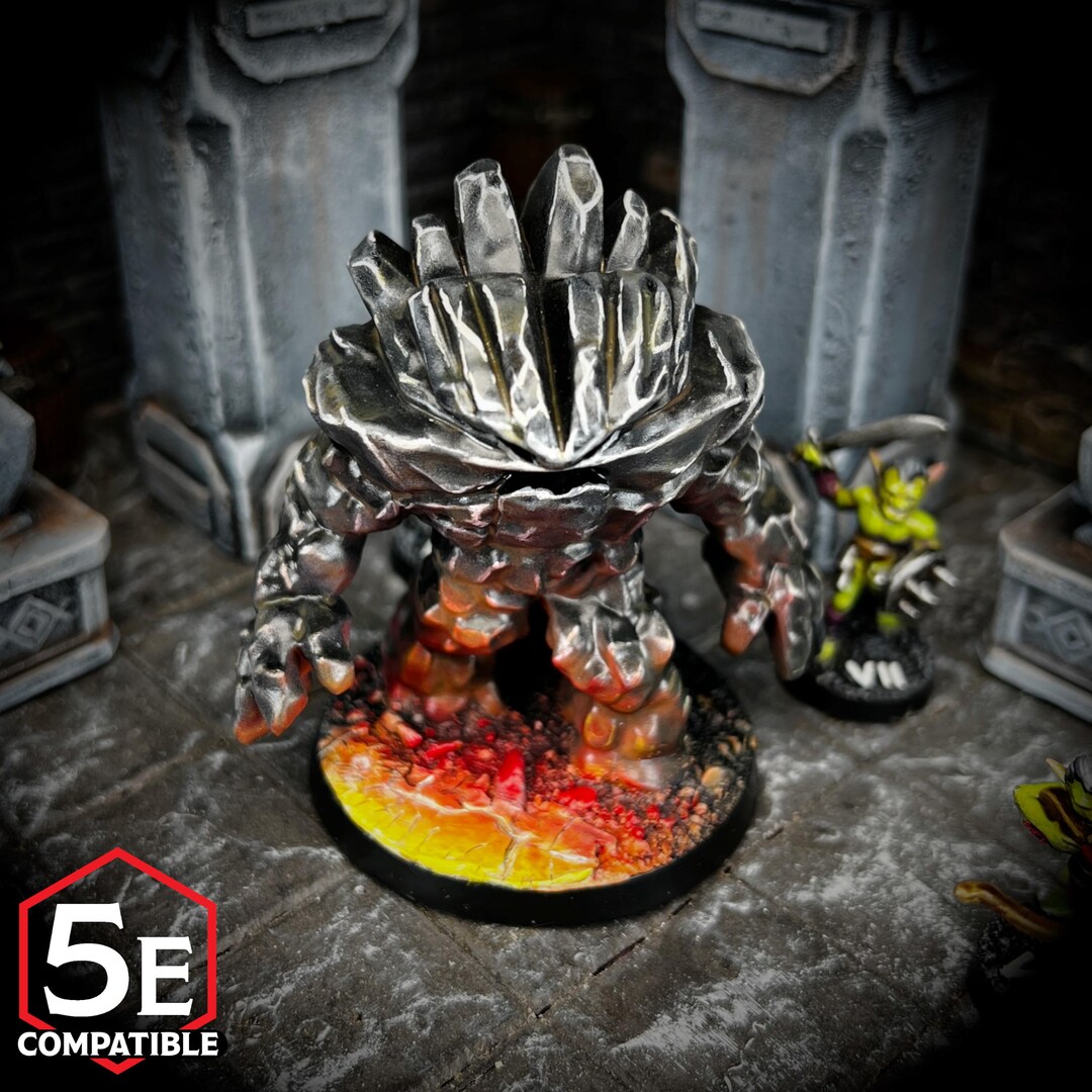 Earth Elemental - D&D Miniatures - Dnd Minis, Dungeons and Dragons ...