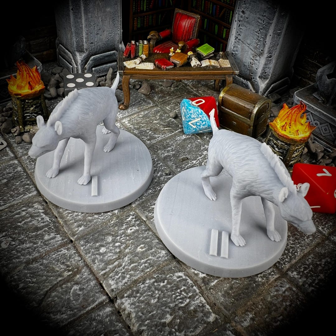 Giant Hyena - D&D Miniatures - Dnd Minis, Dungeons and Dragons ...