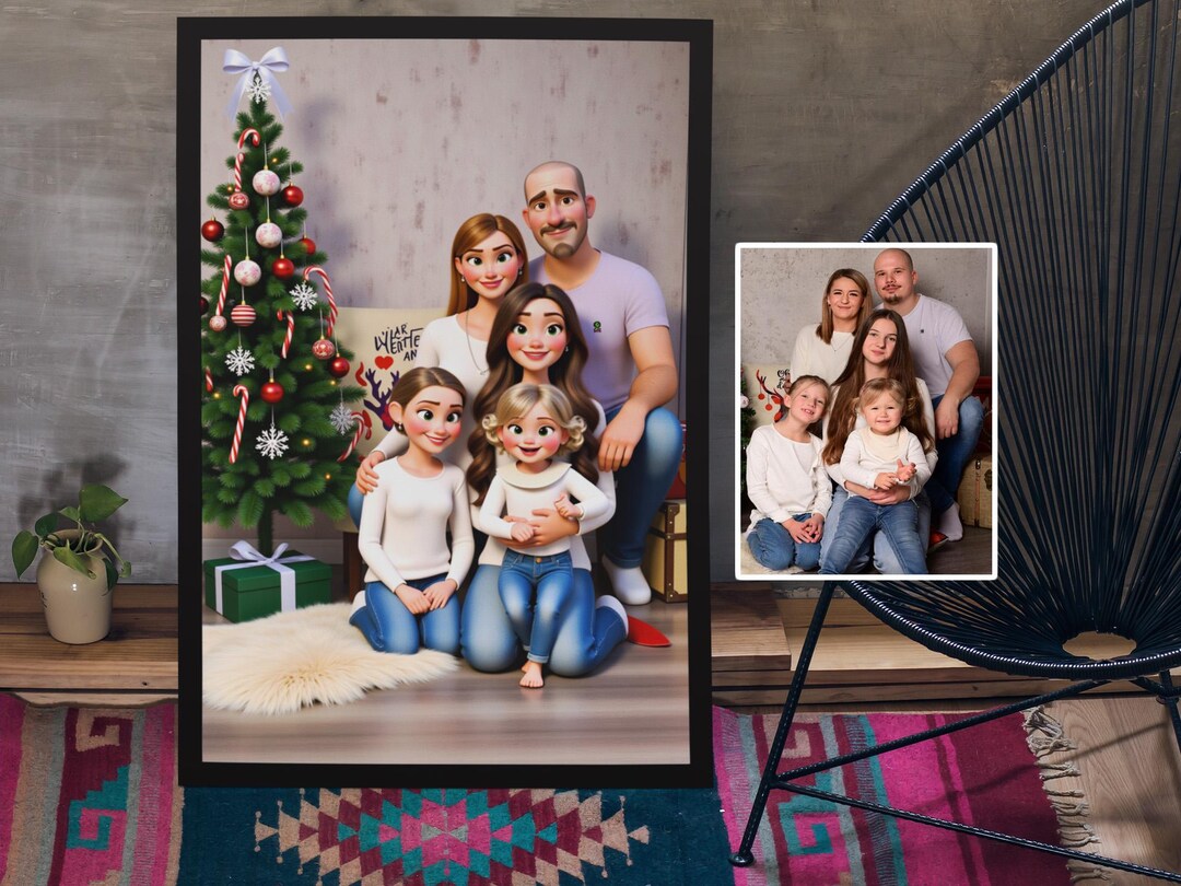 Pix-art Cartoonized Picture Poster, Recreate Photo in Cartoon Style ...