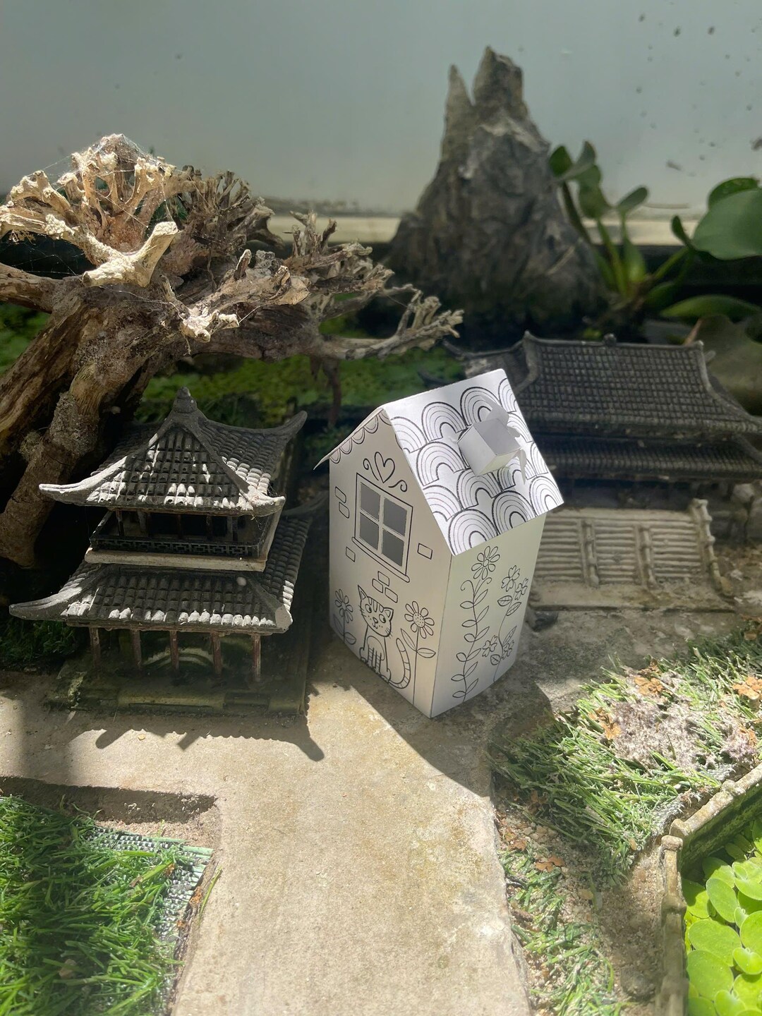 Miniature Paper House – DIY Printable Coloring Decor - Etsy