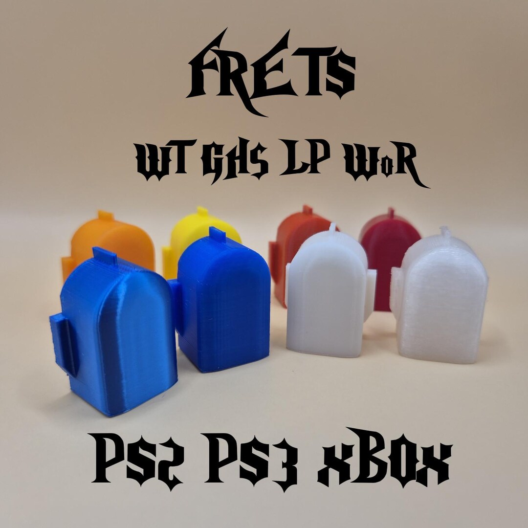 Guitar Hero Replacement Fret Set for Xbox/ps (WT, GH5, Wor, GH3-LP ...