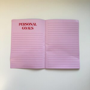 75 Hard Booklet - Pink - Blank Pages for Personalised Vision Board - Etsy
