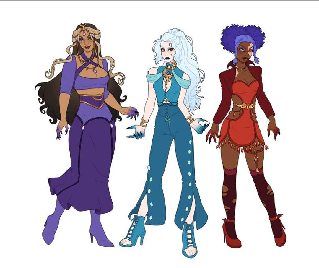 Winx Club Stickers - the Trix, Gloomix Witch Form - Etsy