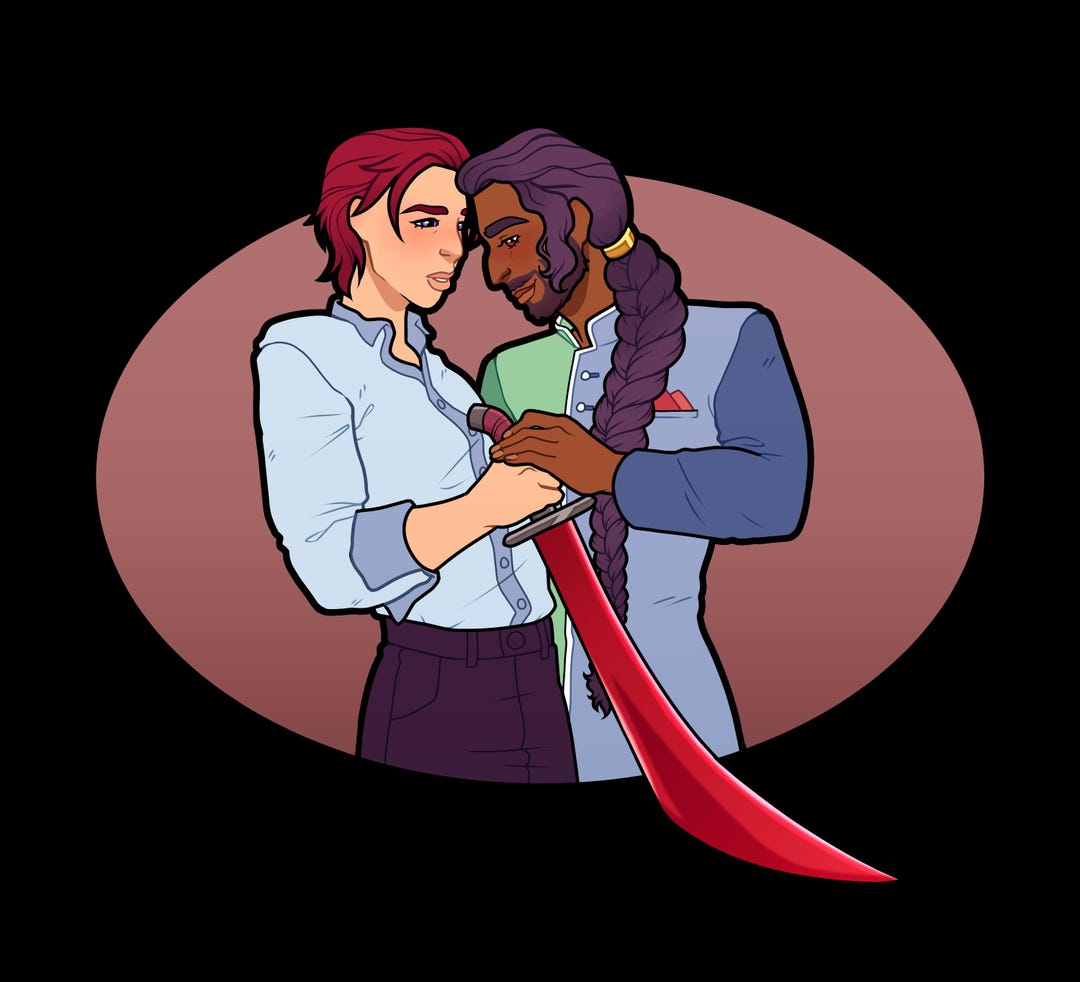 Winx Club Sticker - Pride Series, Riven and Nabu - Etsy