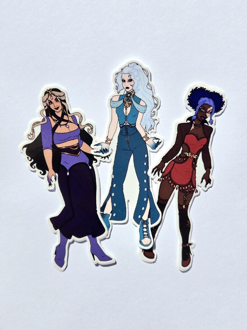 Winx Club Stickers - the Trix, Gloomix Witch Form - Etsy
