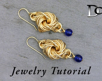 Spiral Ball Earrings Jewelry Tutorial | Etsy