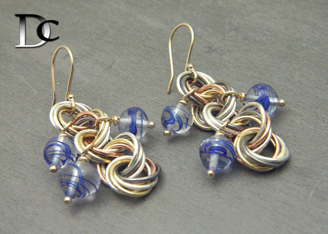 Five-ring Mobius Earrings Jewelry Tutorial - Etsy