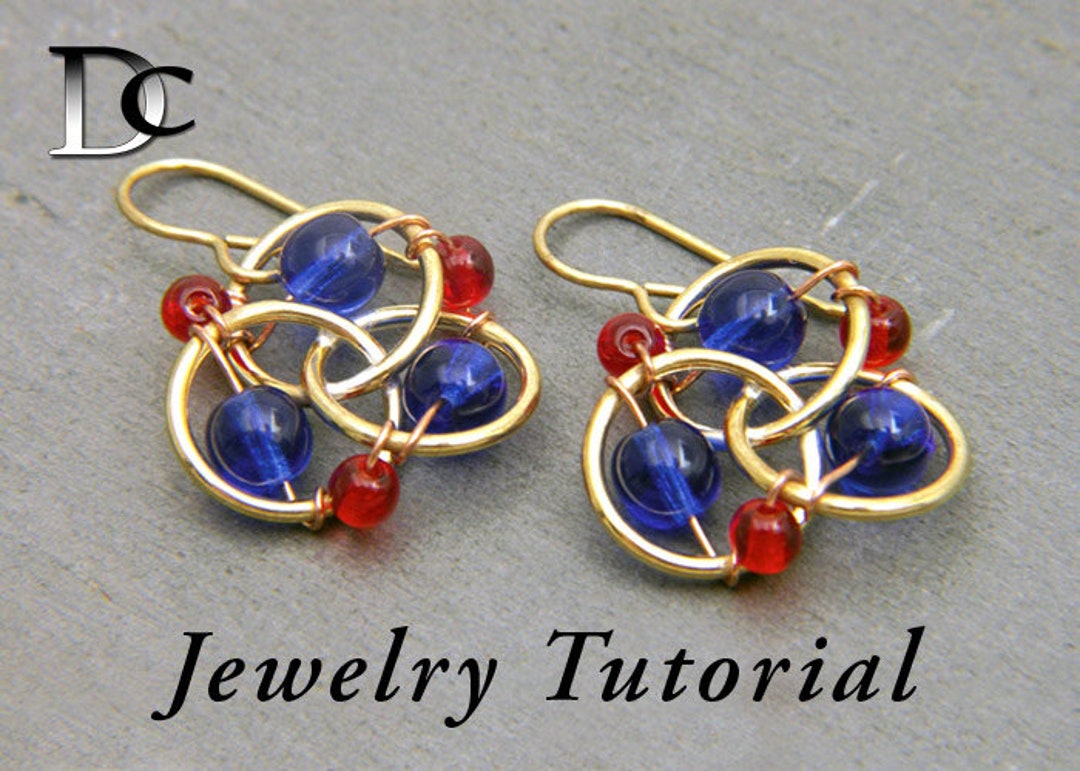 Three-ring Propeller Earrings Jewelry Tutorial - Etsy