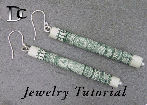 Money Earrings Jewelry Tutorial | Etsy