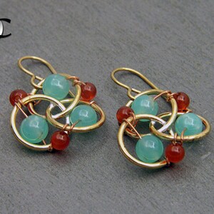 Three-ring Propeller Earrings Jewelry Tutorial - Etsy