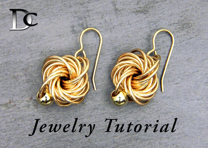 Spiral Ball Earrings Jewelry Tutorial - Etsy