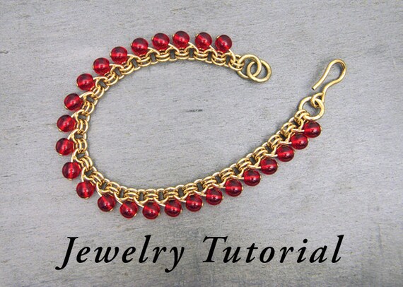Beaded Double Bracelet Jewelry Tutorial | Etsy