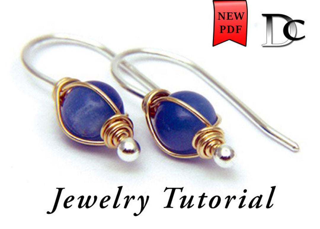 Tornado Wrapped Earrings Jewelry Tutorial - Etsy Canada