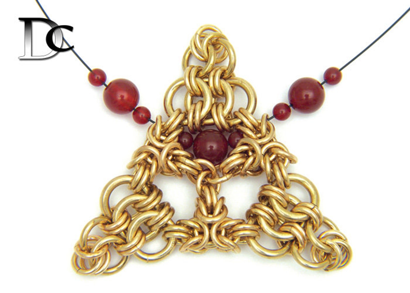 Incan Triangle Pendant Jewelry Tutorial - Etsy