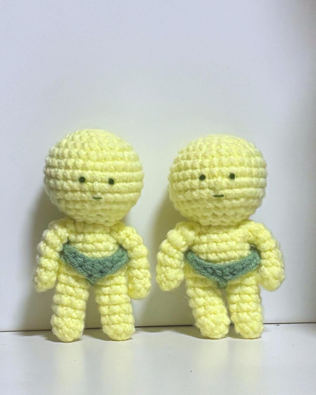 Crochet MOVABLE Smiski Amigurumi - Etsy