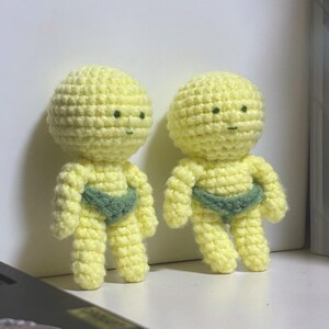 Movable Smiski PDF Crochet Pattern | Low Sew | Advanced-beginner ...