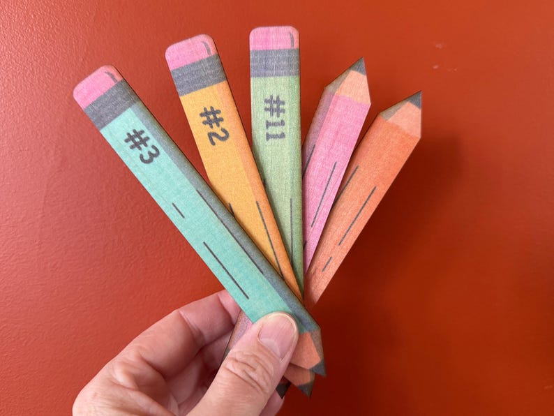 Pencil Numbered (or Plain) Sticks | Classroom Management, Flip Sticks ...