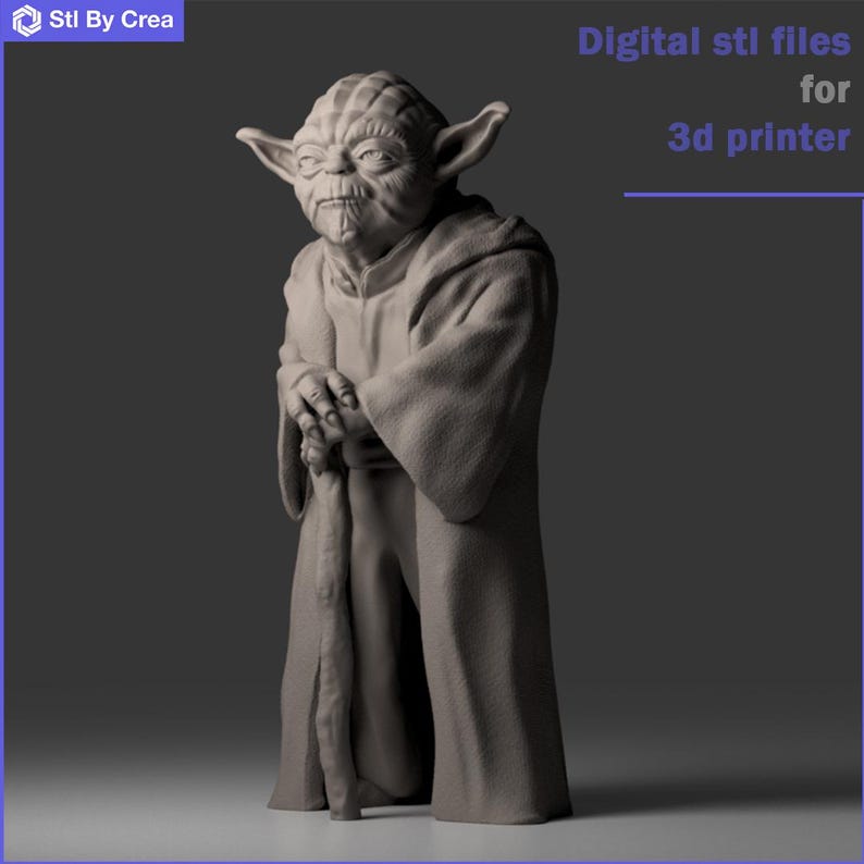 Master Yoda STL 3D Model for 3D Printing - Etsy