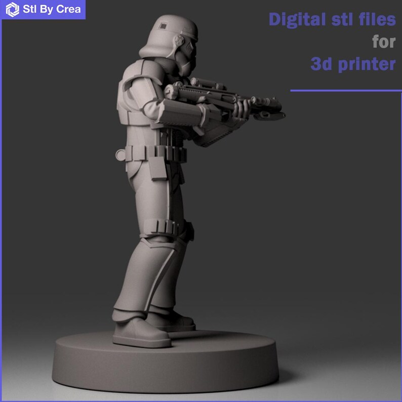 Storm Trooper STL 3D Model for 3D Printing - Etsy