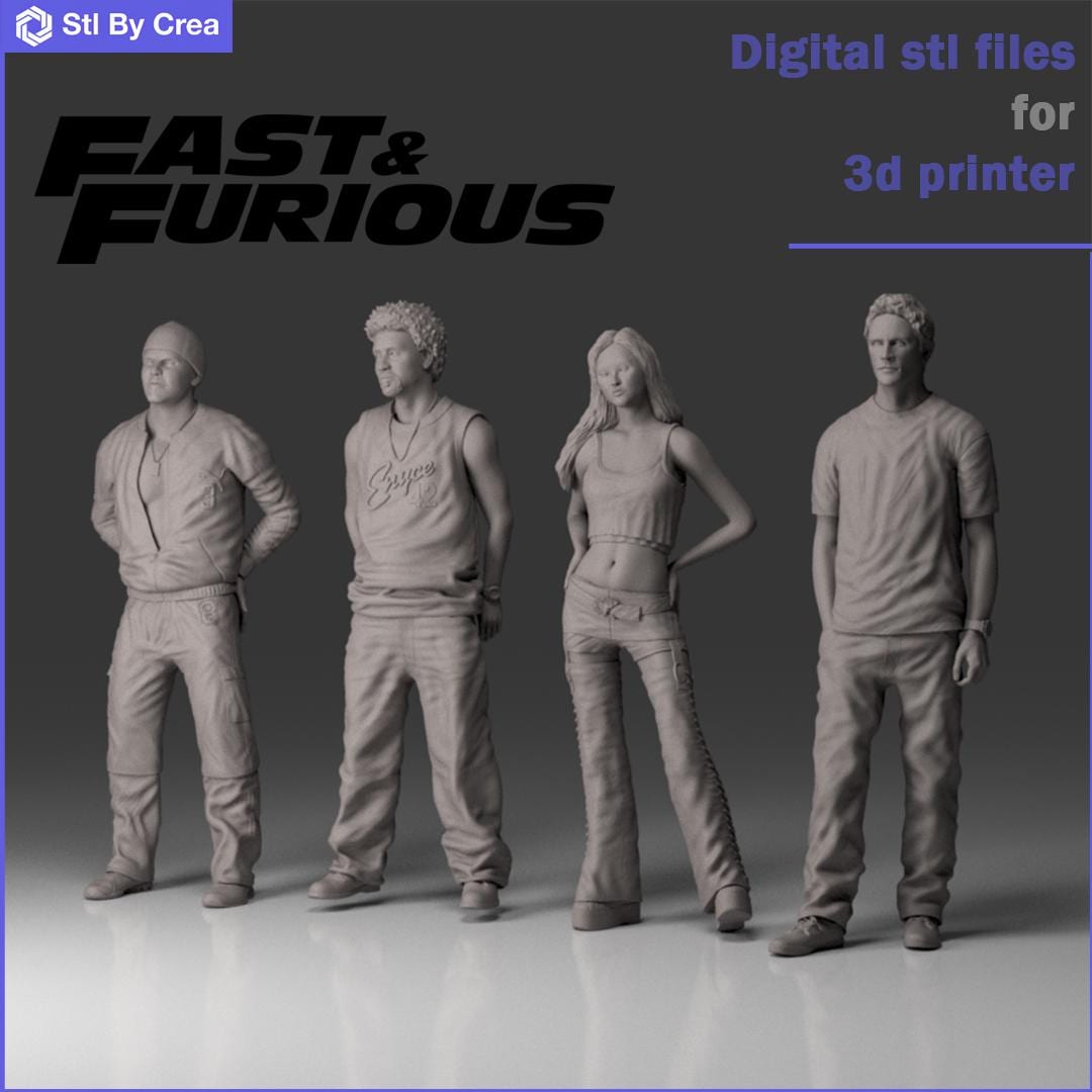 Fast and Furious 2 STL 3D Model for 3D Printing - Etsy