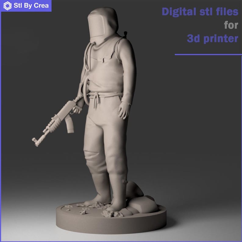 Rust Hazmat Suit STL 3D Model for 3D Printing - Etsy