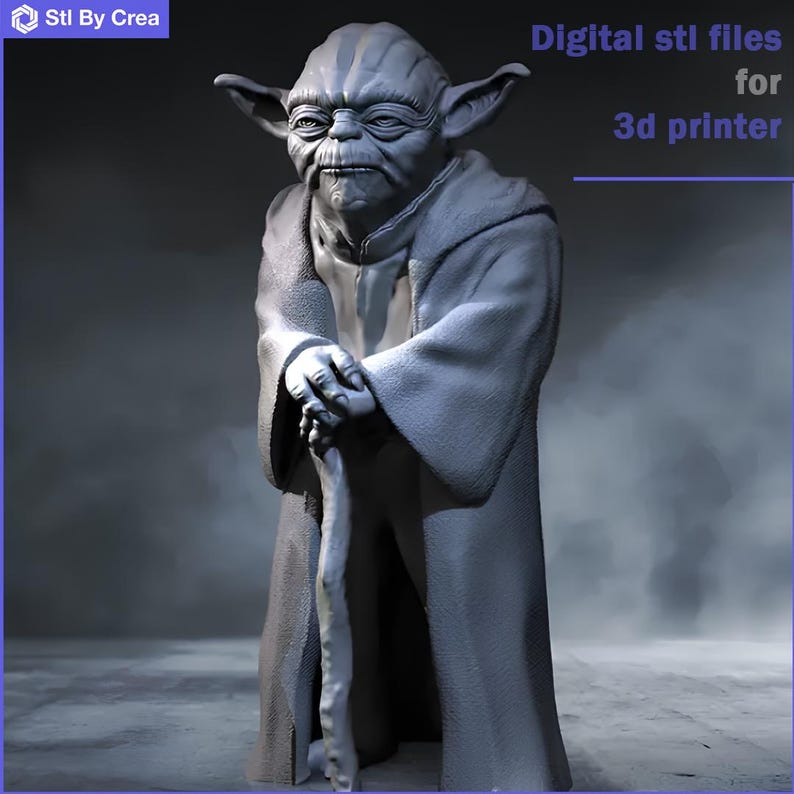 Master Yoda STL 3D Model for 3D Printing - Etsy