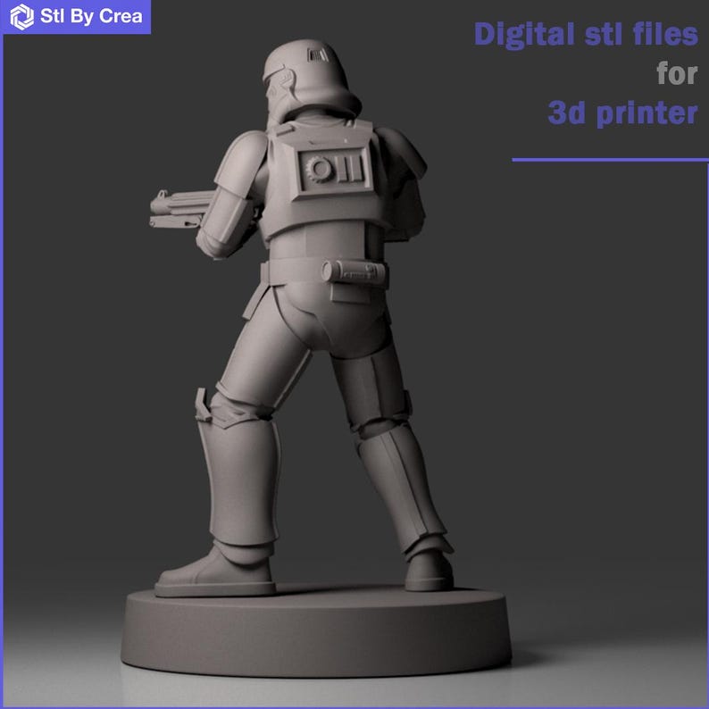 Storm Trooper STL 3D Model for 3D Printing - Etsy