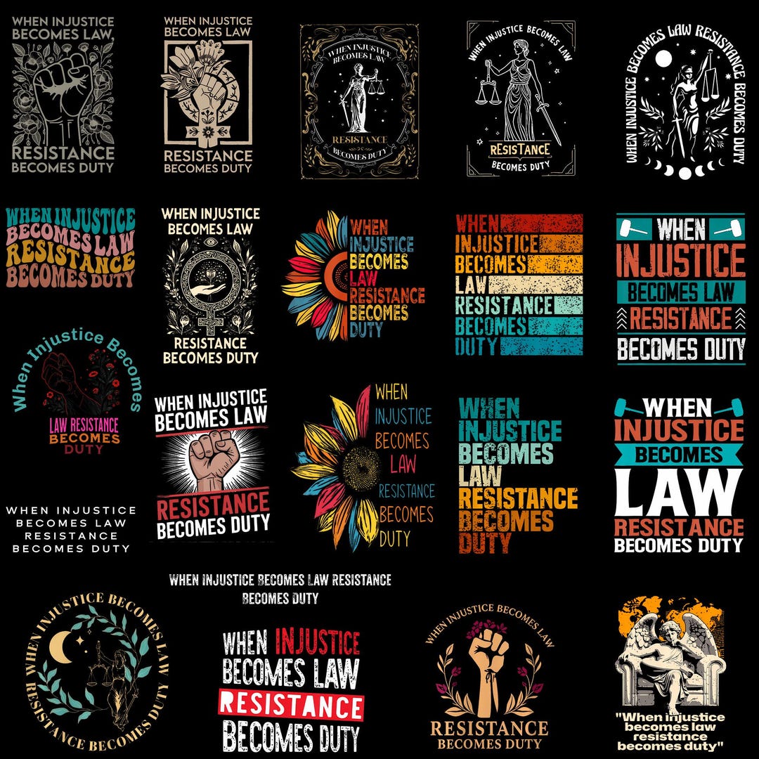 When Injustice Becomes Law Png, Resist Png, Resistance,png, Notorious ...