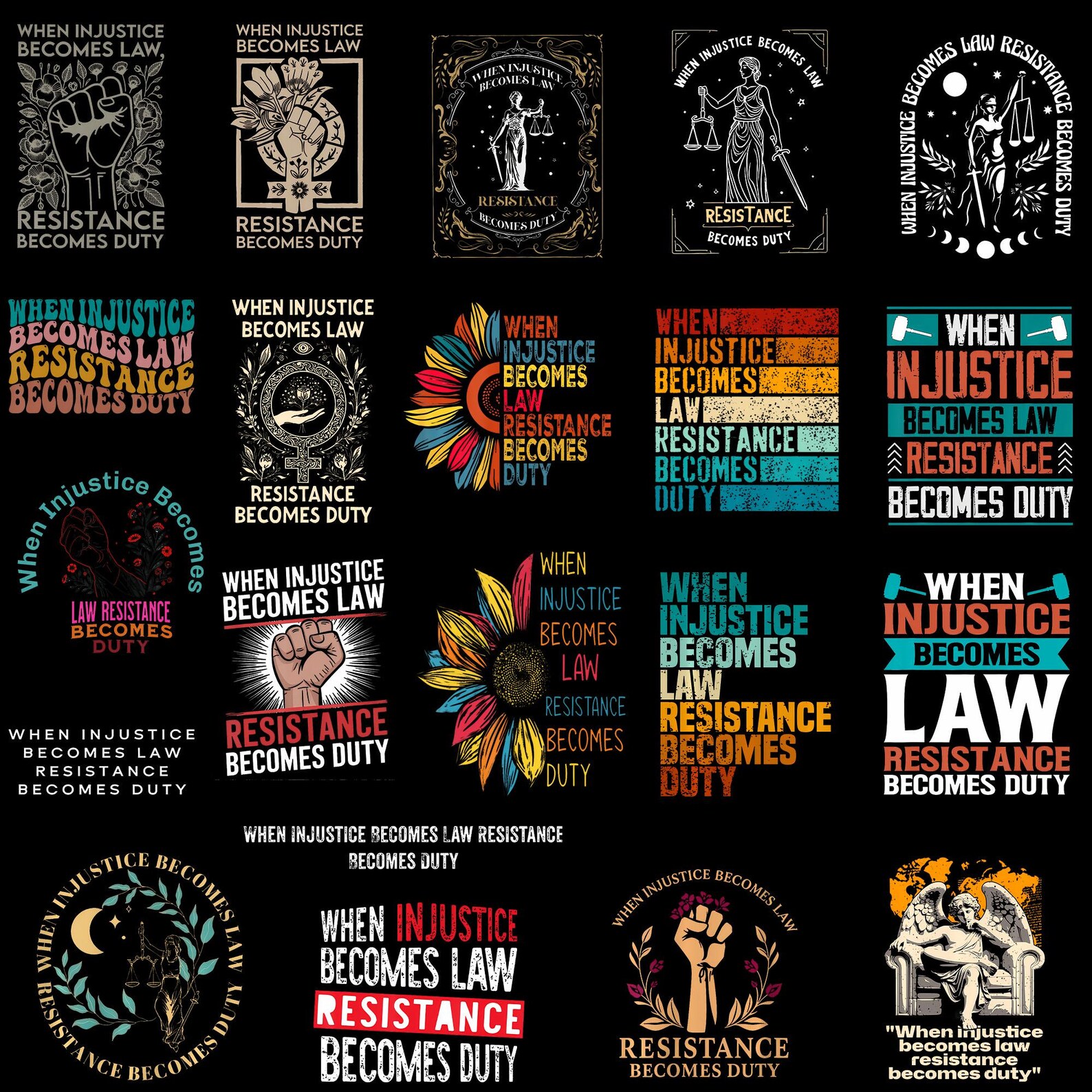 When Injustice Becomes Law Png, Resist Png, Resistance,png, Notorious ...