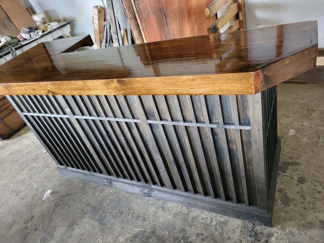 Rustic Bars Man Cave Bar / Indoor Bar / Kitchen Island Bar / Basement ...