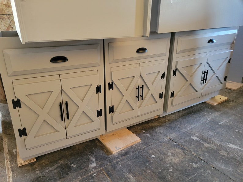 Custom Rustic Pine Cabinets: Farmhouse Kitchen, Bathroom Vanity - Etsy
