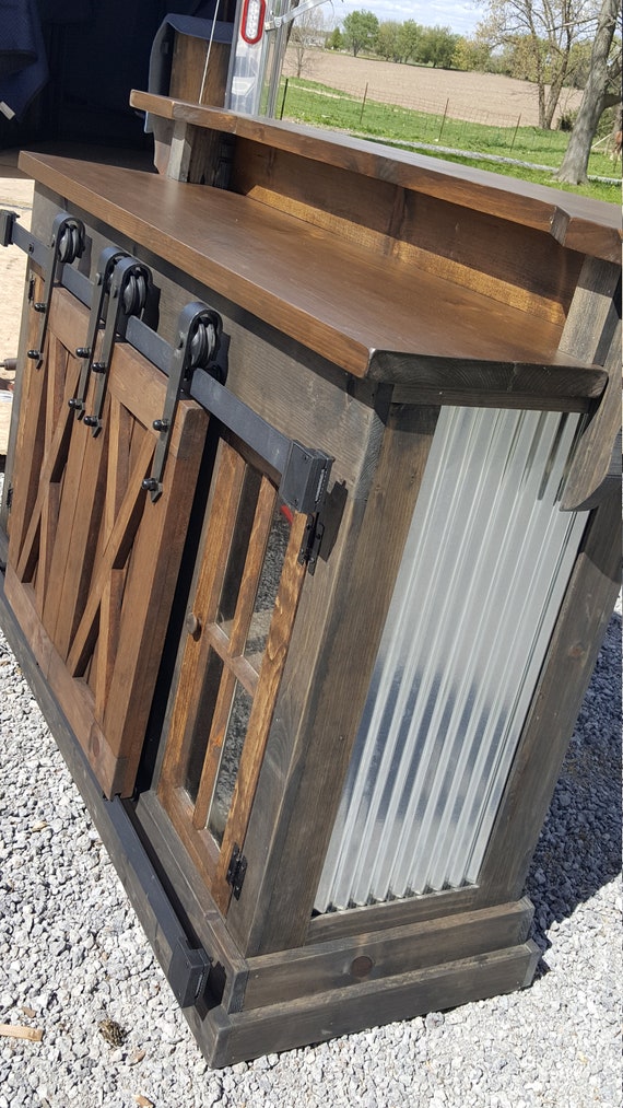Barn Tin Bar