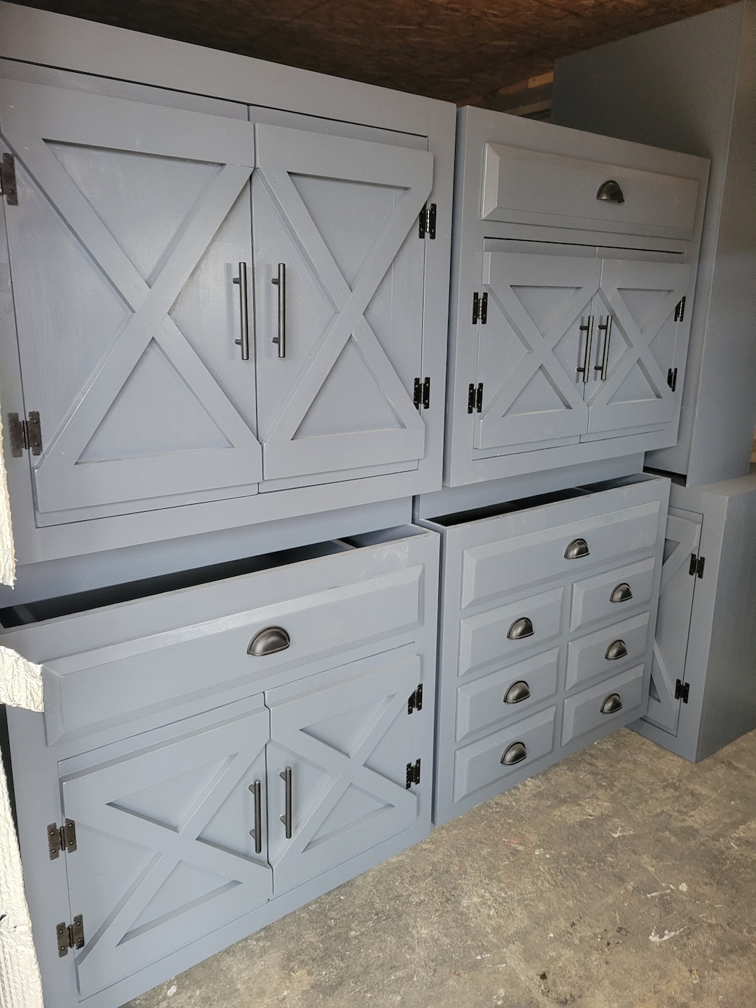 Custom Rustic Pine Cabinets: Farmhouse Kitchen, Bathroom Vanity - Etsy