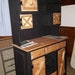 Rustic Farmhouse Hutch: Primitive Stepback Cabinet, Pine Wood - Etsy