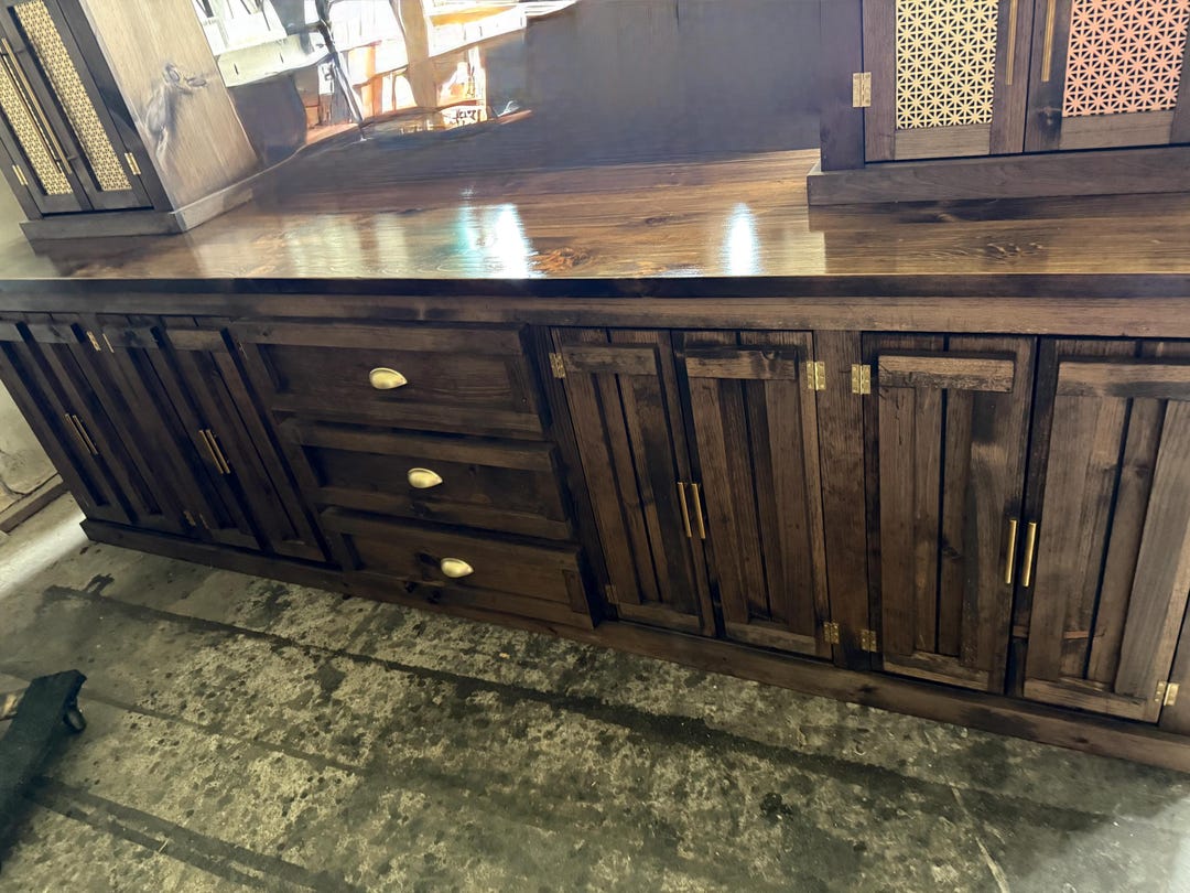 Rustic Farmhouse TV Stand, Country Style Entertainment Center - Etsy